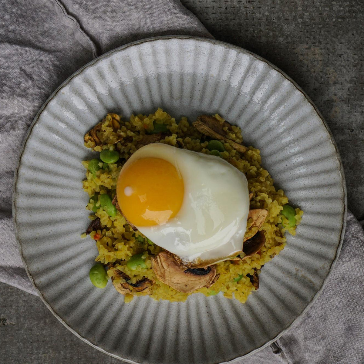 Bulgur risotto met paddenstoelen – Mandimu.nl