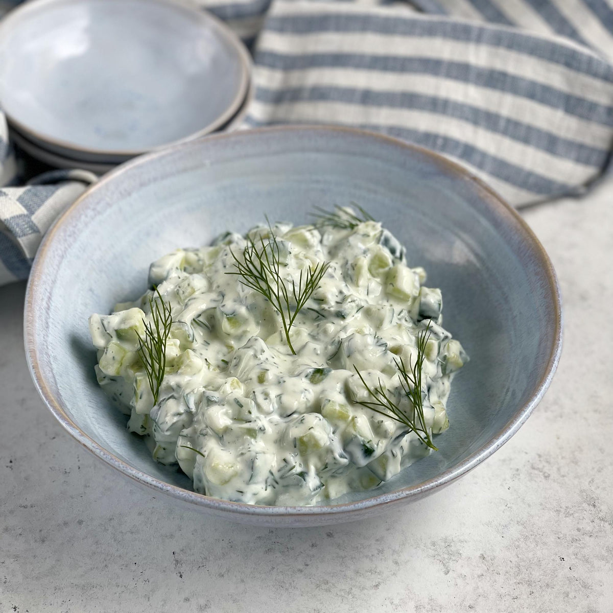 Komkommersalade met dille – Mandimu.nl