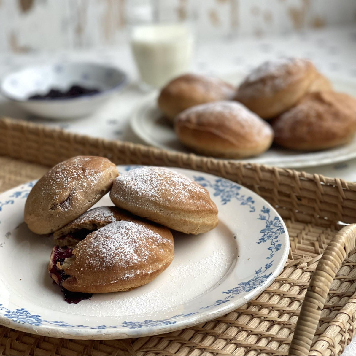Volkoren berlinerbollen gebakken in oven – Mandimu.nl